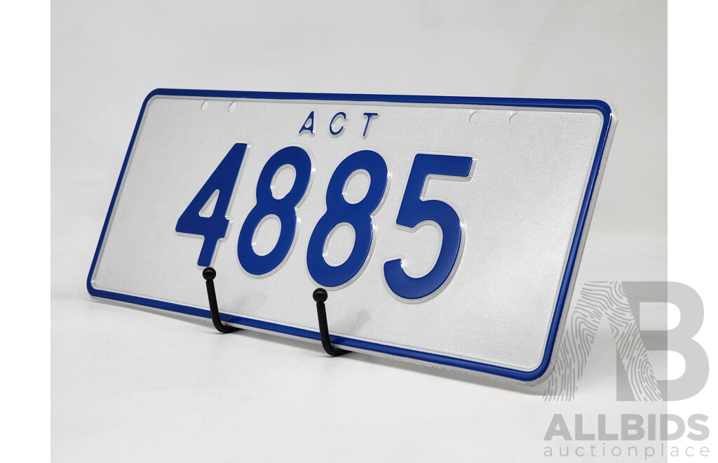 ACT 4 Digit Numerical Number Plate - Lot 1510293 | CARBIDS