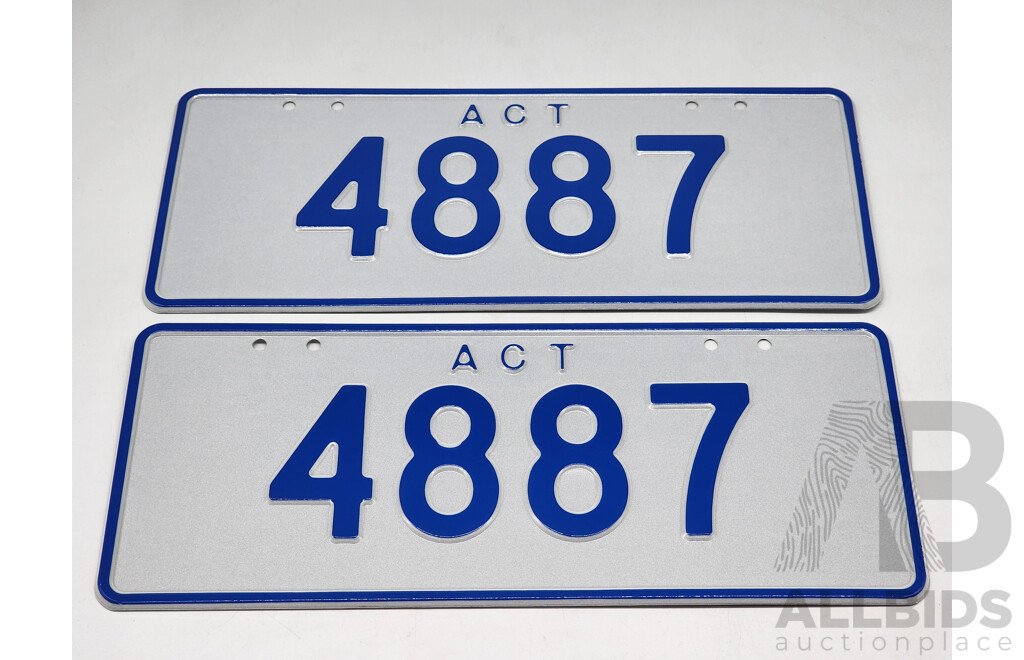 ACT 4 Digit Numerical Number Plate - Lot 1510294 | CARBIDS