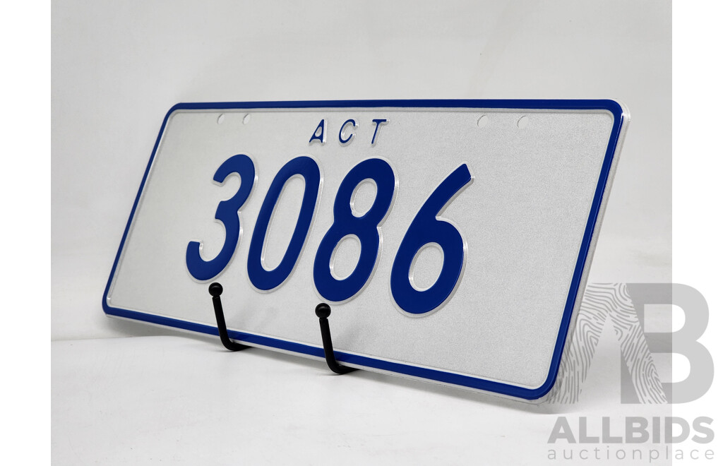 ACT 4 Digit Numerical Number Plate - Lot 1504889 | CARBIDS