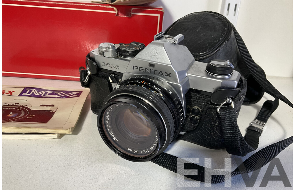 Vintage Pentax MX Film Camera and - Lot 1520451 | EHVA