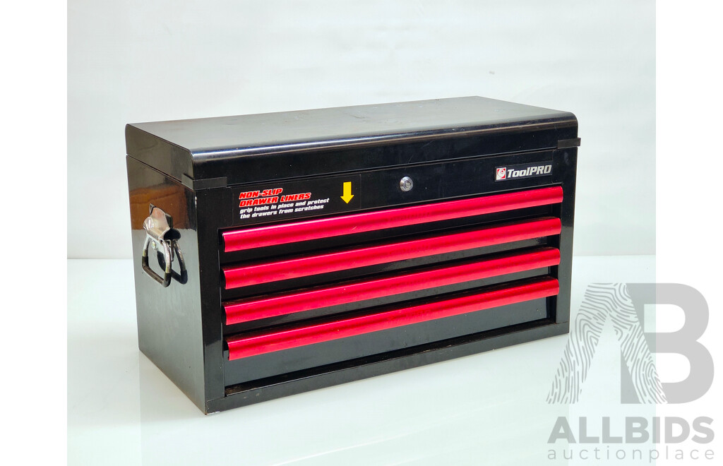 ToolPro 4 Drawers Tool Box - Lot 1486764 | ALLBIDS
