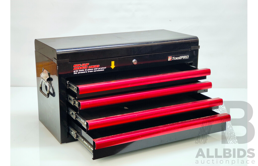 ToolPro 4 Drawers Tool Box - Lot 1486764 | ALLBIDS