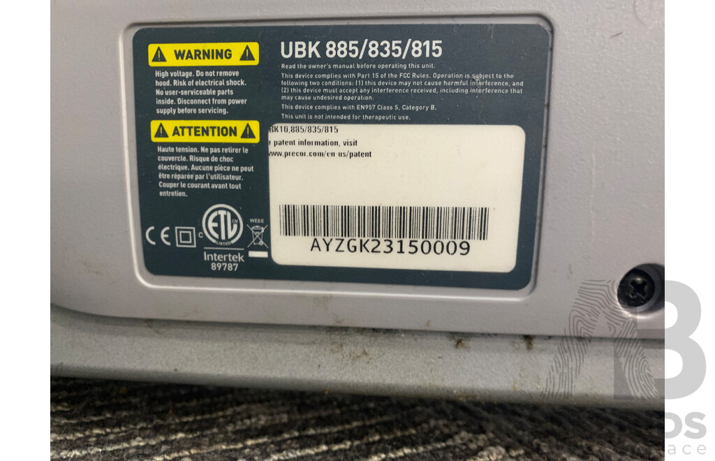 Precor UBK885 Commercial Upright - Lot 1498666 | ALLBIDS