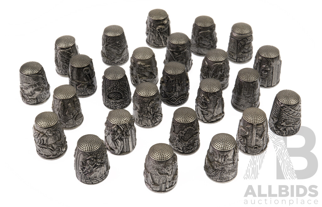 Collection Pewter Thimbles by - Lot 1514798 | ALLBIDS