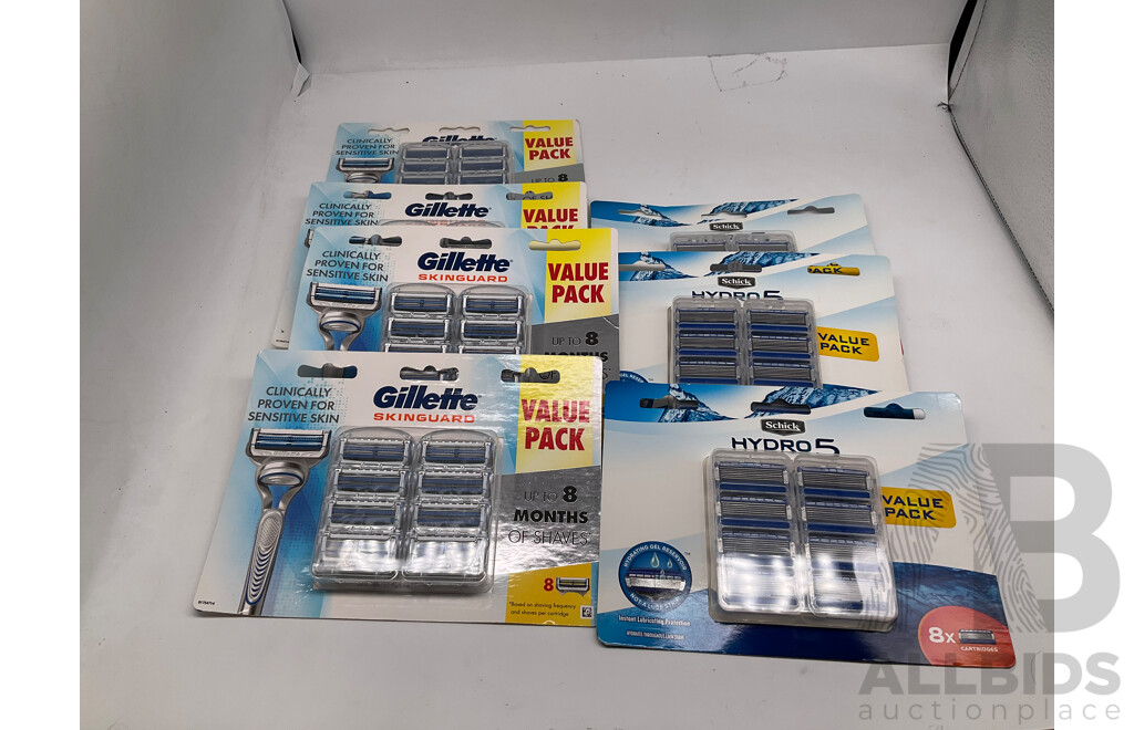 SCHICK Hydro 5 Blades with Gel - Lot 1521797 | ALLBIDS