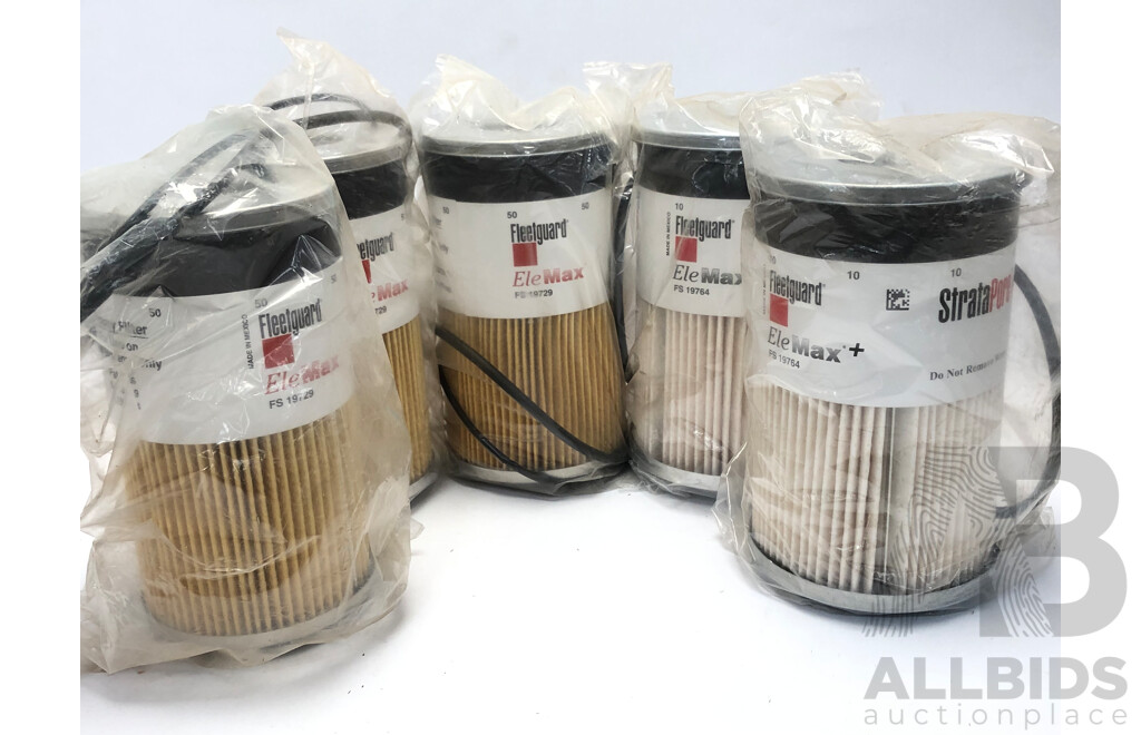 3x Fleetguard FS-19729 Fuel Water - Lot 1523772 | CARBIDS
