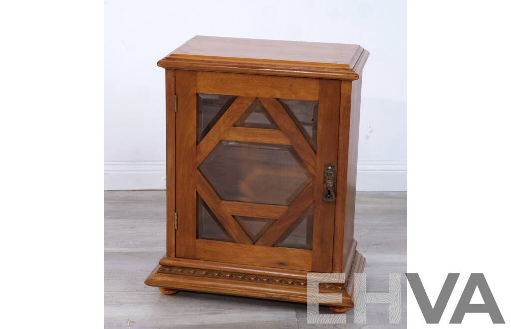 Small Timber Single Door Cabinet - Lot 1520261 | EHVA