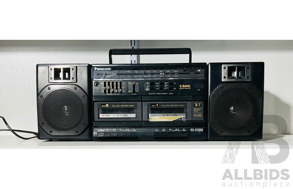 Retro Panasonic RX-CT800 Portable - Lot 1563816 | ALLBIDS
