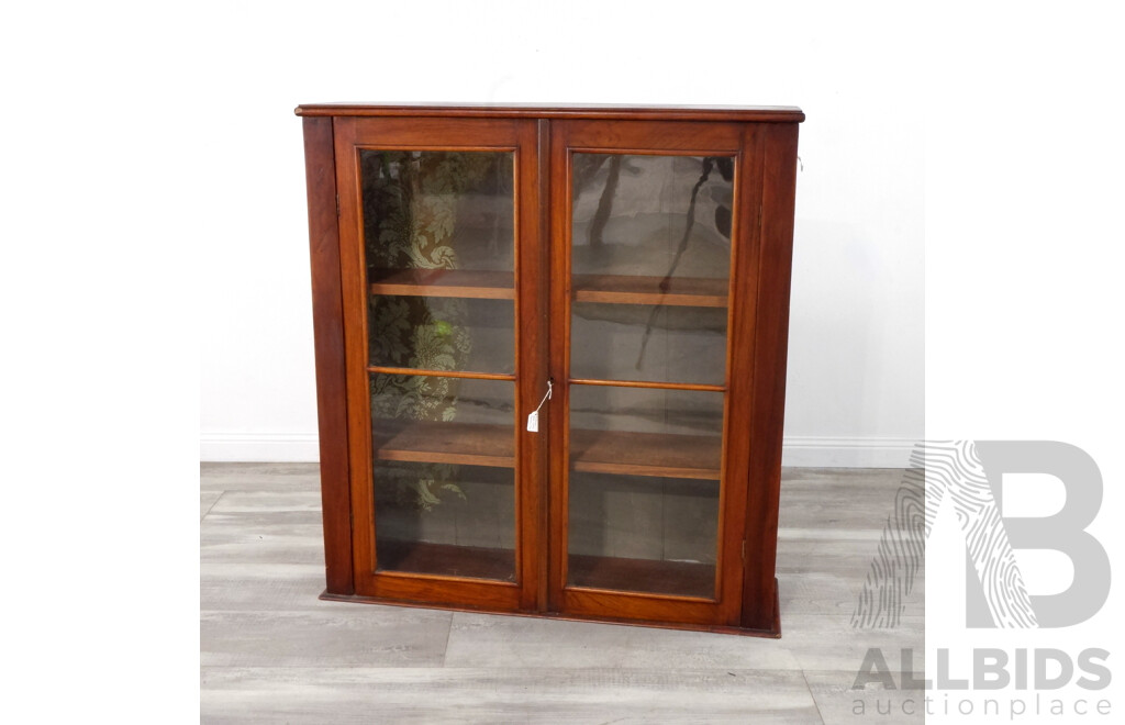 Antique Red Cedar Two Door Bookcase - Lot 1535507 | ALLBIDS