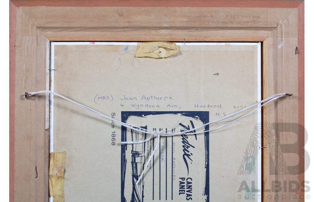 Jean Apthorpe, Magda, Oil on Canvasboard - Lot 1524042 | ALLBIDS