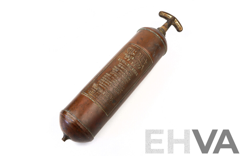 Antique Copper Simplex Auto Type - Lot 1532115 | EHVA