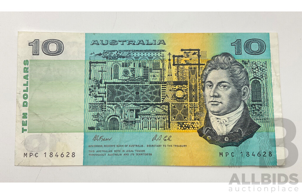 1991 $10 R313 Fraser Cole MPC 184628 - Lot 1534959 | ALLBIDS