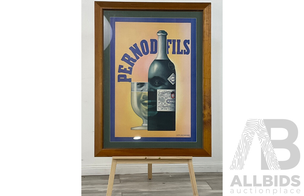 Framed Pernod Fils Poster - Lot 1531847 | ALLBIDS