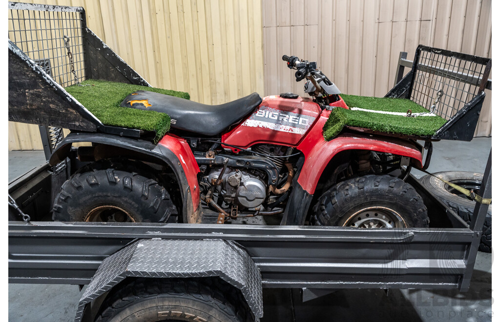 Honda Big Red Quad Bike and 1980 - Lot 1529315 | CARBIDS