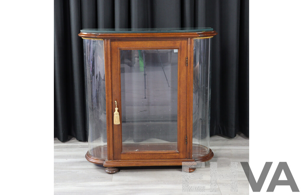 Reproduction Mahogany Display Cabinet - Lot 1594113 | EHVA