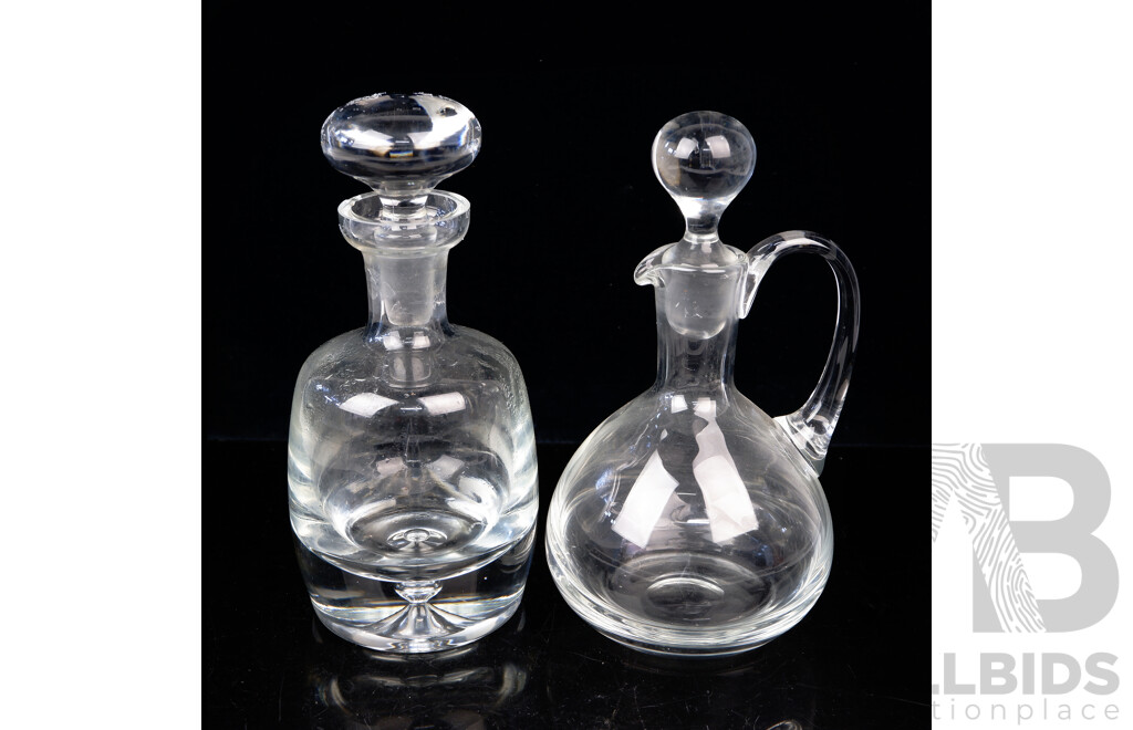 Two Vintage Hand Made Decanters - Lot 1551681 | ALLBIDS