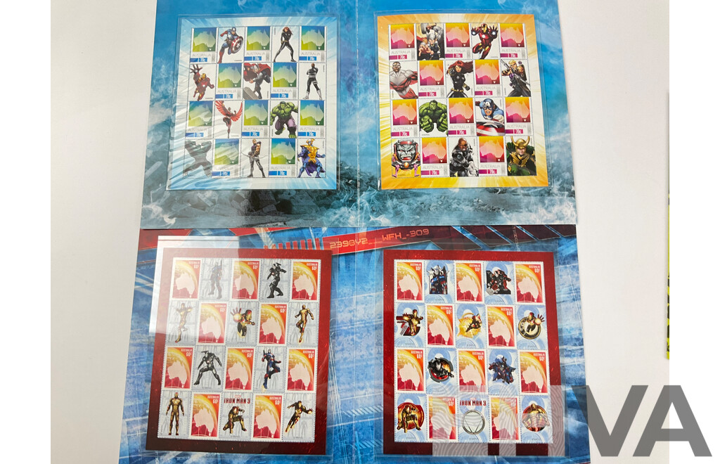 Australian Super Hero Stamp Packs, - Lot 1558482 | EHVA