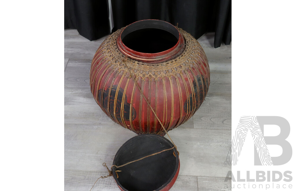 Large Chinese Rice Carrier - Lot 1563569 | ALLBIDS