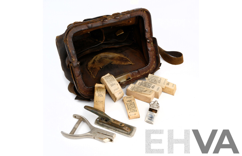 Vintage Sydney Bus Conductors Leather - Lot 1545198 | EHVA