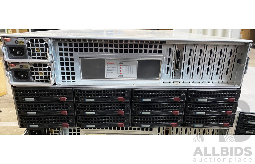 Supermicro (CSE-847) 4RU 36-Bay - Lot 1539834 | ALLBIDS