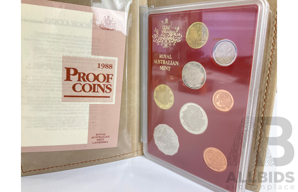 Australian RAM 1988 Eight Proof - Lot 1619379 | ALLBIDS