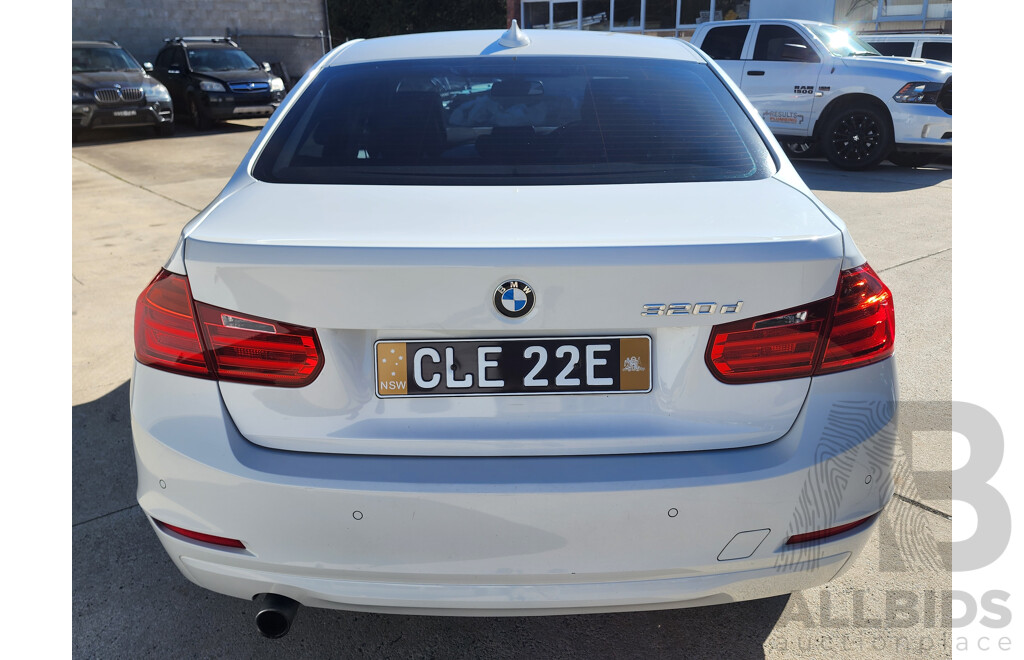 02/2012 Bmw 3 20d RWD F30 4D Sedan - Lot 1551380 | CARBIDS