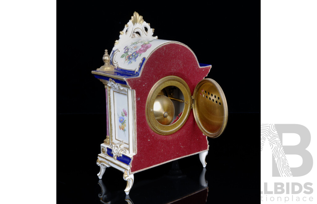 Lovely Handgemalt Porcelain Mantle - Lot 1564198 | ALLBIDS