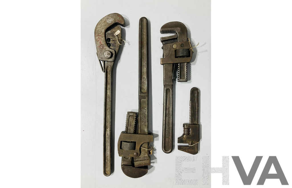 Four Australian Adjustable Wrenches - Lot 1590925 | EHVA
