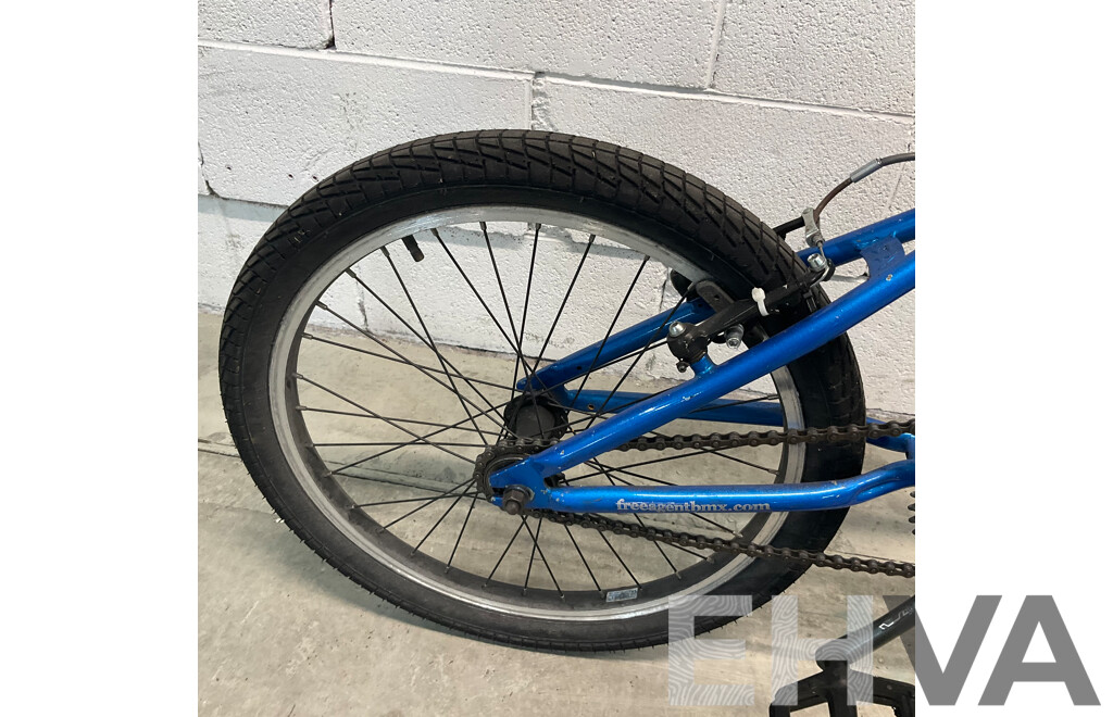 FREE AGENT Maverick BMX Bike Blue - Lot 1565513 | EHVA