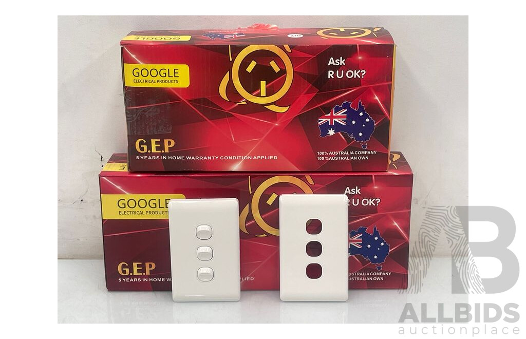 Go Electrical Products 3 Gang Switches - Lot 1566566 | ALLBIDS