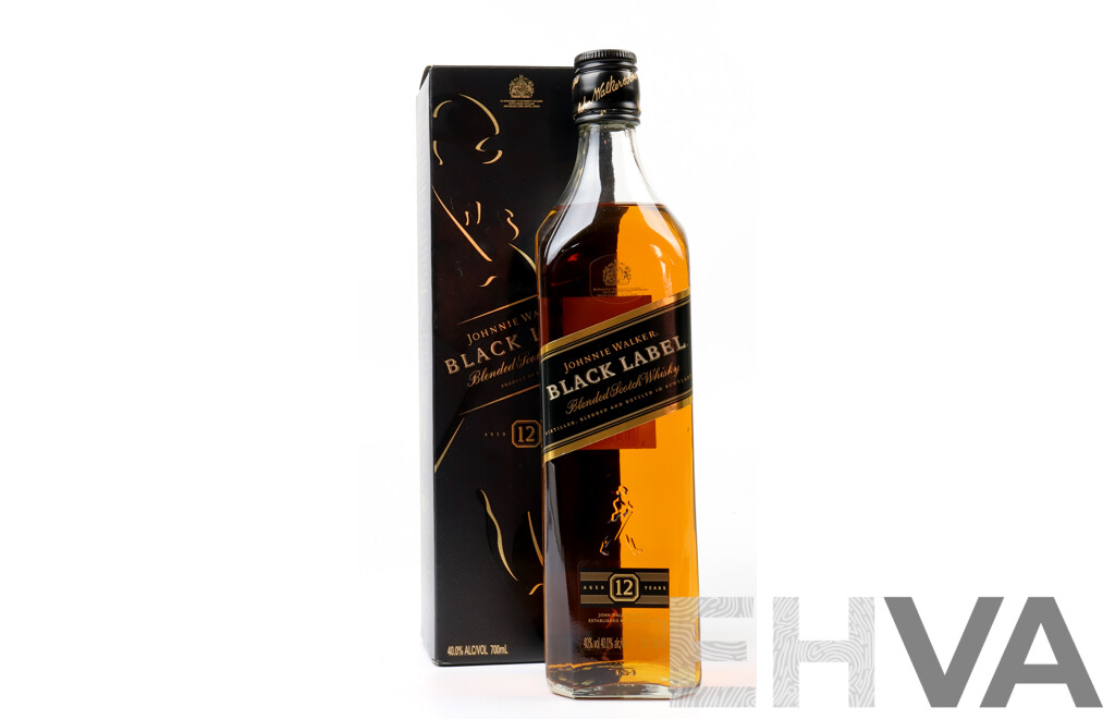 Johnnie Walker Black Label Blended Lot 1555527 Ehva