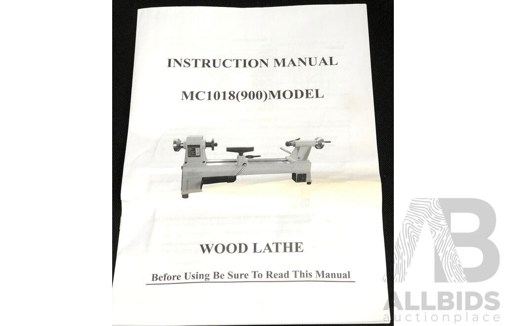 Moonah MC1018 Electric Wood Lathe - Lot 1560672 | ALLBIDS