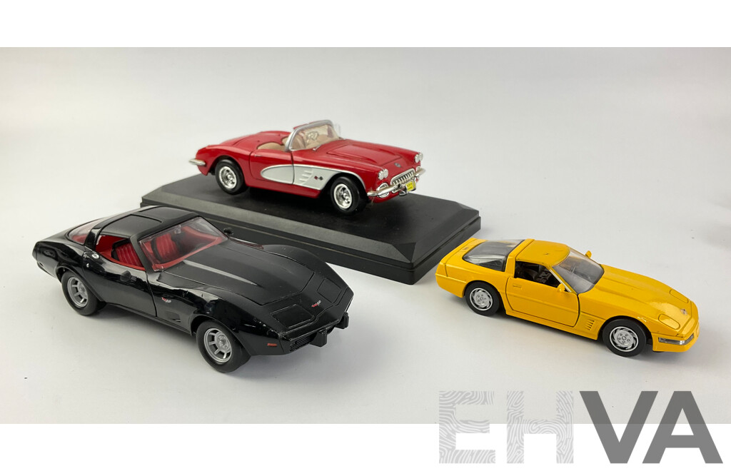 Collection of Diecast Corvettes - Lot 1585453 | EHVA
