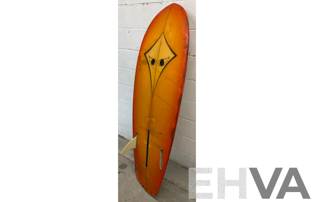 SURFBOARD 1976 CROZIER KNEE BOARD - Lot 1559568 | EHVA