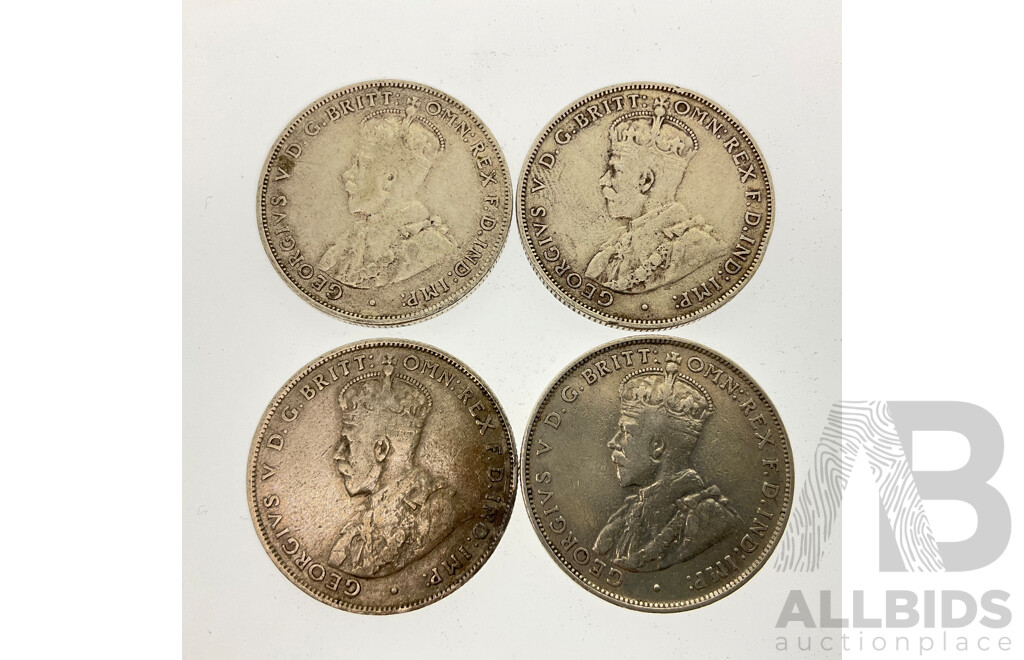 Four Australian 1936 KGV Silver - Lot 1577740 | ALLBIDS