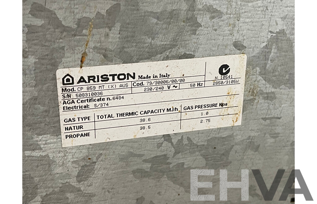 Ariston 80cm Freestanding Cooker - Lot 1568189 | EHVA