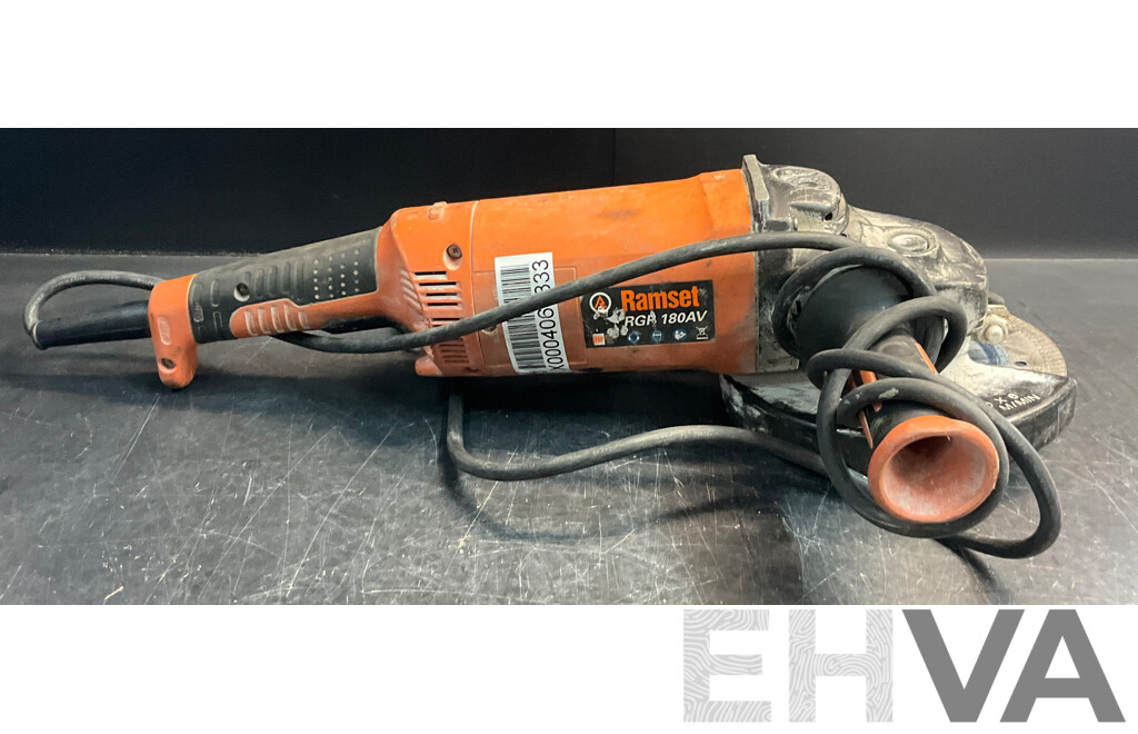 Ramset RGP180AV Angle Grinder - Lot 1578065 | EHVA