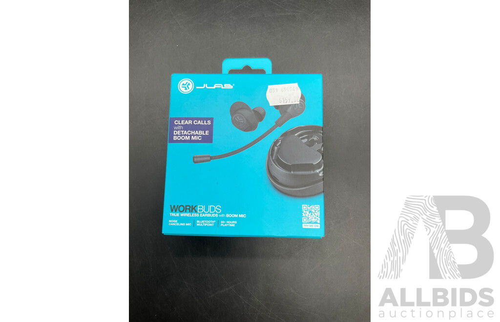 JLAB Work Buds True Wireless Earbuds - Lot 1573017 | ALLBIDS