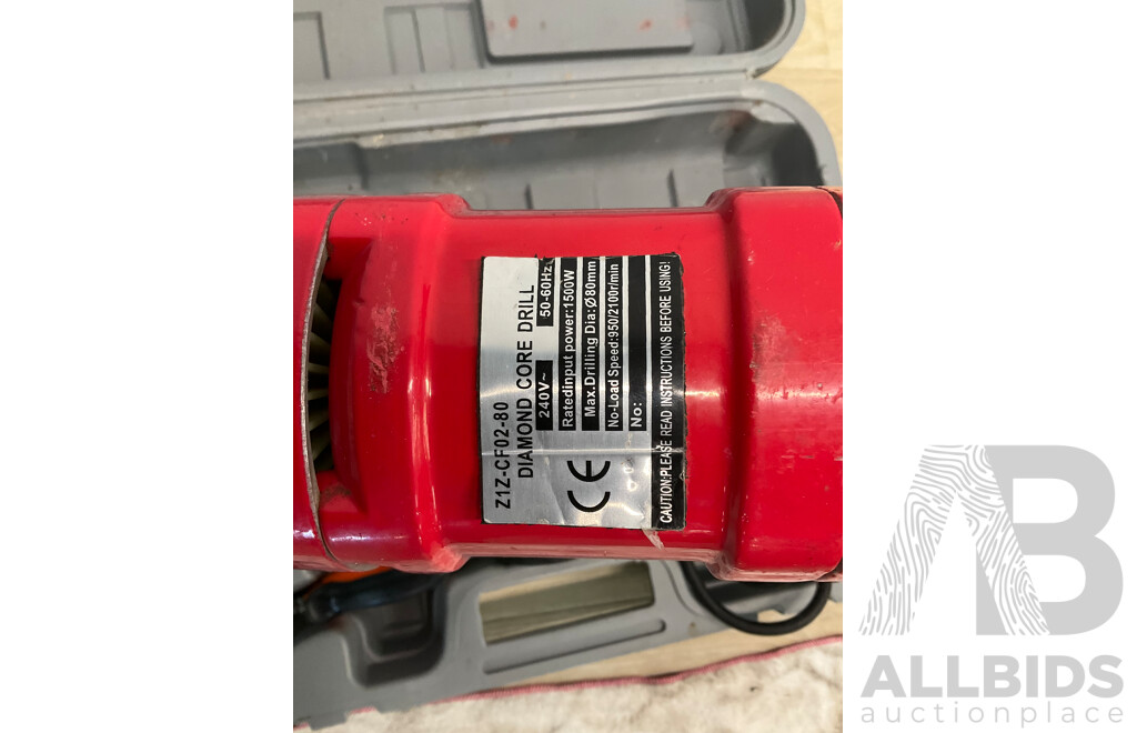 Diamond Core Drill (Z1Z-CF02-80) - Lot 1574841 | ALLBIDS