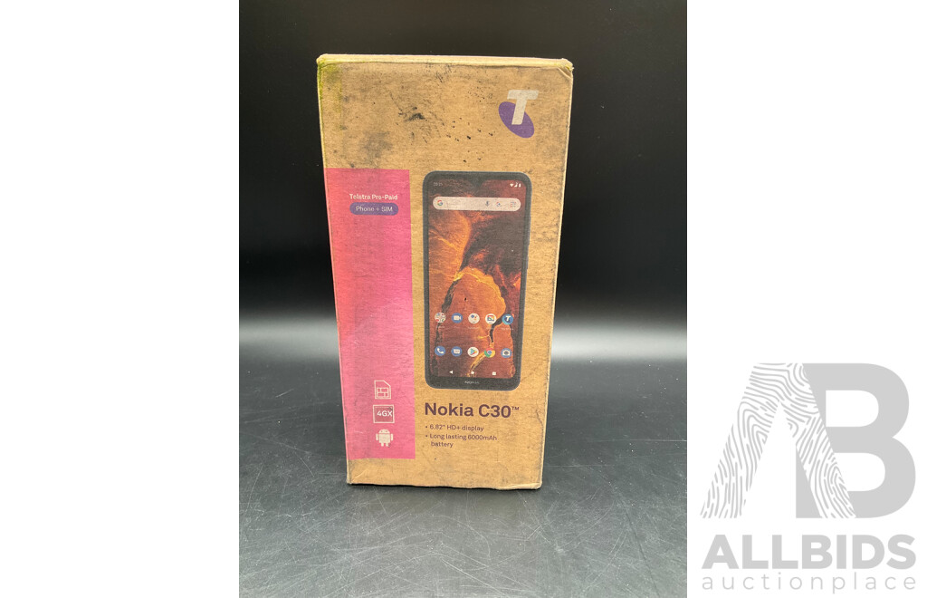 NOKIA C30 TELSTRA Pre-Paid Phone - Lot 1571512 | ALLBIDS