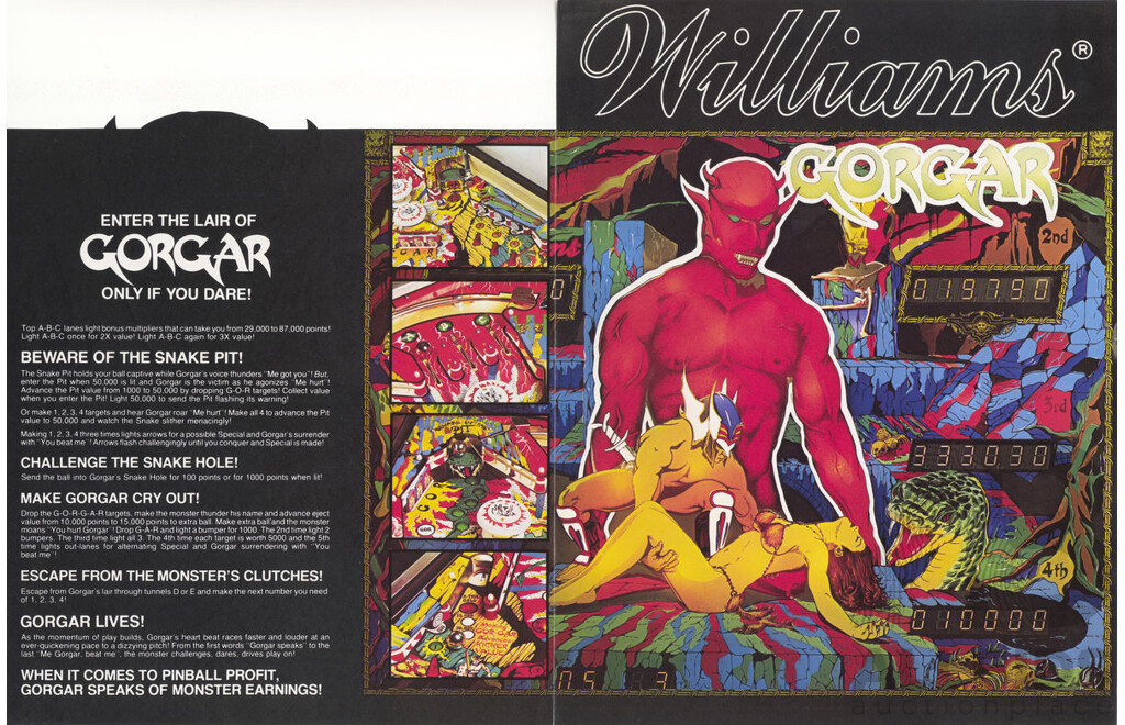 Gorgar by Williams Pinball Machine - Lot 1573314 | ALLBIDS