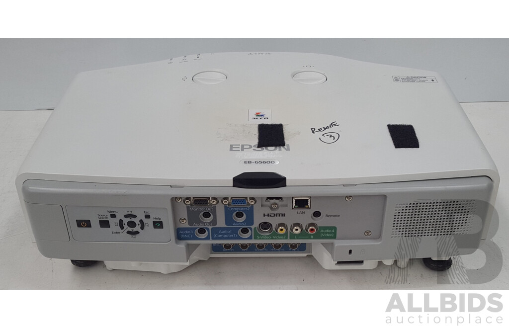 Epson (EB-G5600) XGA 3LCD Conference - Lot 1578143 | ALLBIDS