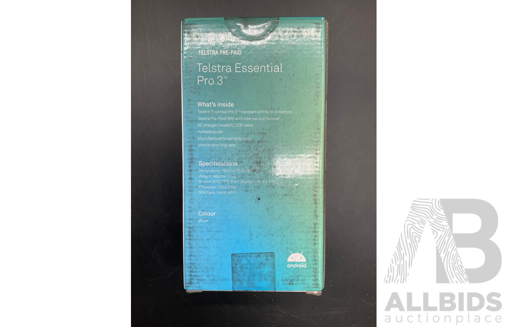 TELSTRA Essential Pro 3 TELSTRA - Lot 1577798 | ALLBIDS