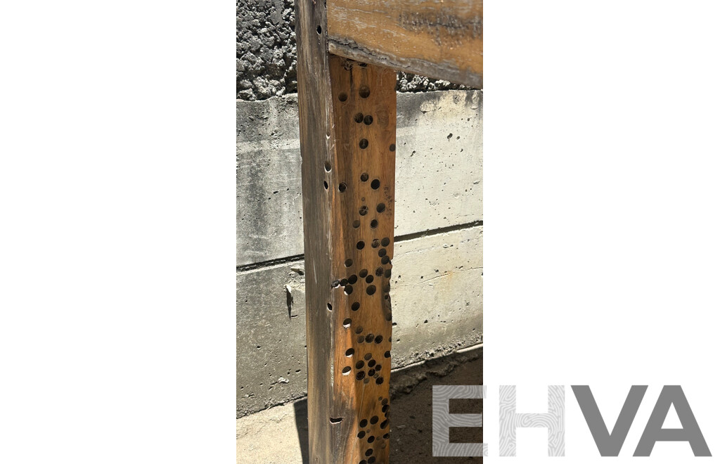 Rustic Balinese Teak Outdoor Dining - Lot 1576661 | EHVA