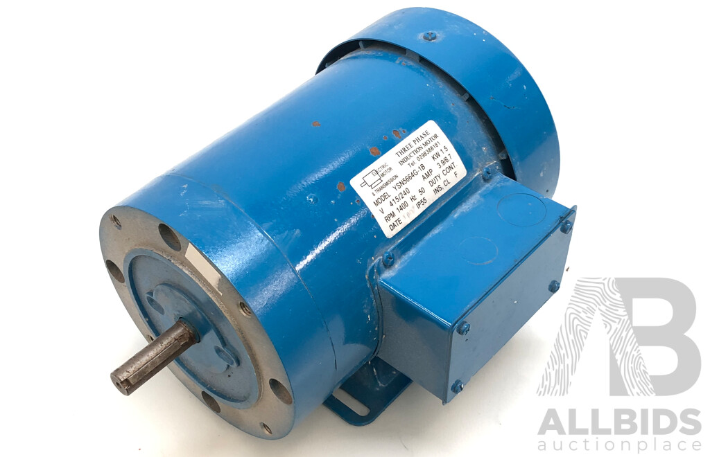 SMC Three Phase Induction Motor - Lot 1578007 | ALLBIDS