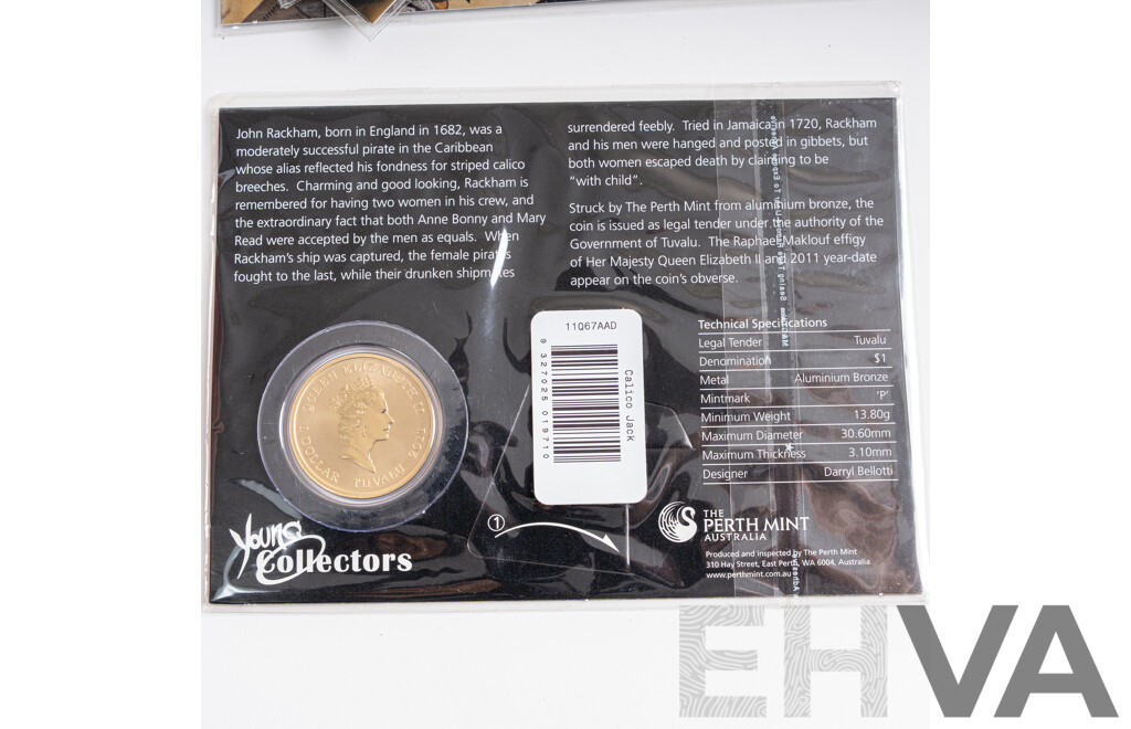 Four Tuvalu Perth Mint Commemorative - Lot 1596366 | EHVA