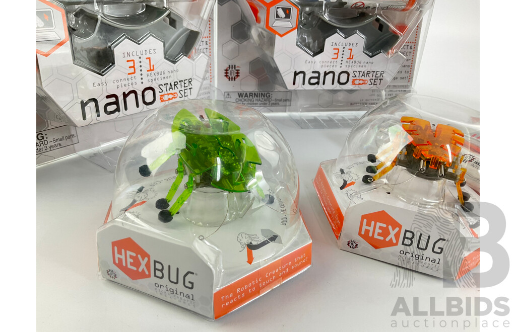 Three Boxed Hex Bug Nano Starter - Lot 1582307 | ALLBIDS