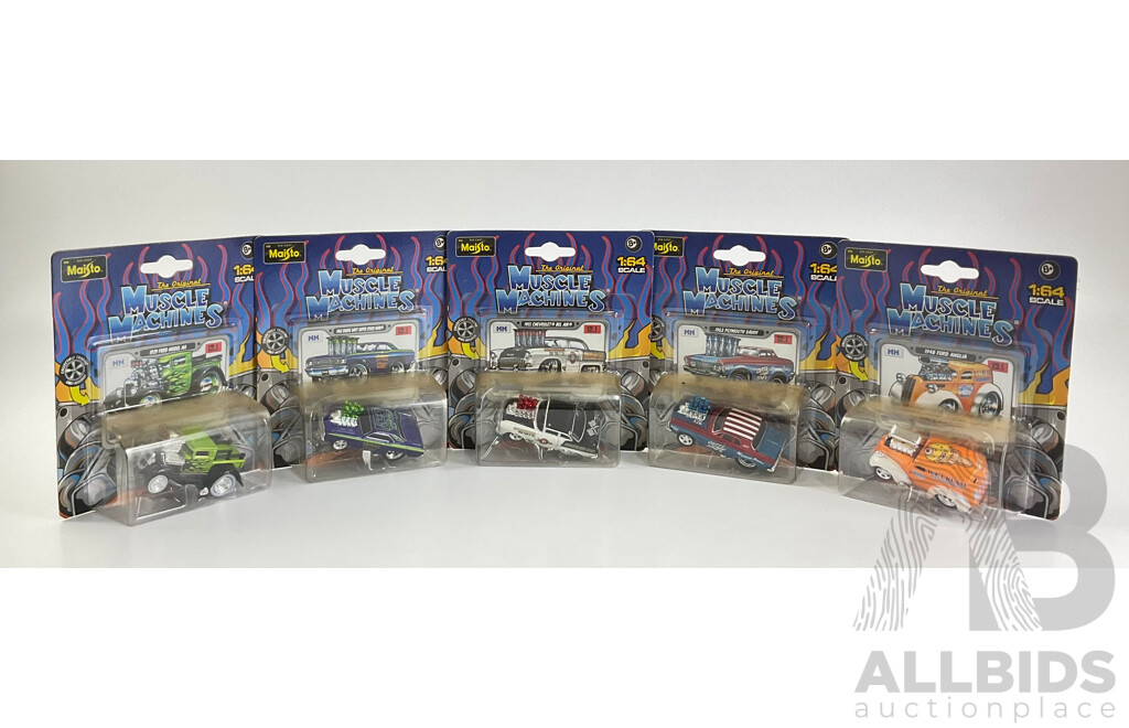 Five Boxed Diecast Maisto Muscle - Lot 1584230 | ALLBIDS