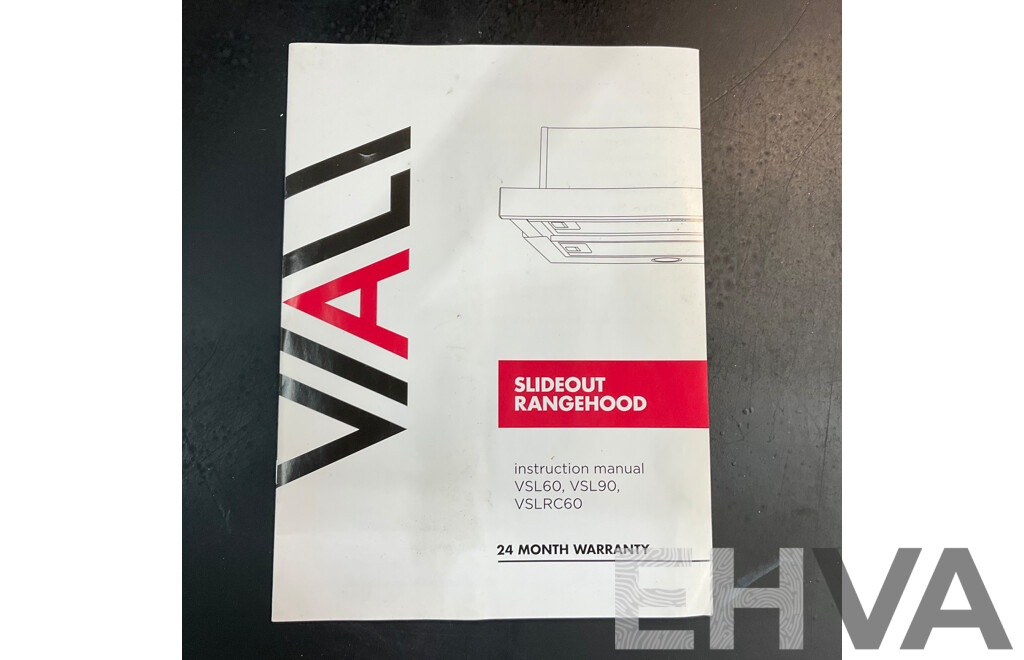 VIALI Recirculating Slideout Rangehood - Lot 1580823 | EHVA