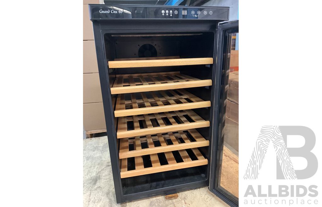 GRAND CRU 40 Btls Wine Fridge GC40 - Lot 1590863 | ALLBIDS